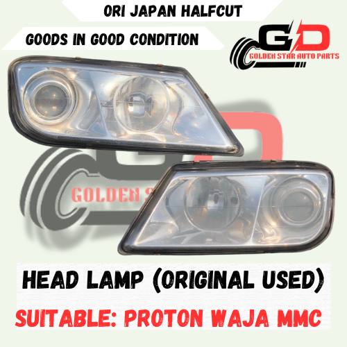 HEAD LAMP PROTON WAJA MMC (ORIGINAL USED) L&R SET | Shopee Malaysia