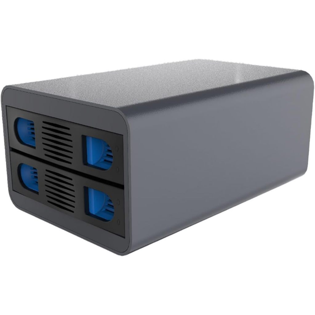 UNITEK 2-Bay SATA Enclosure Less Tray Hot Swappabe 2.5" 3.5" SATA Non ...
