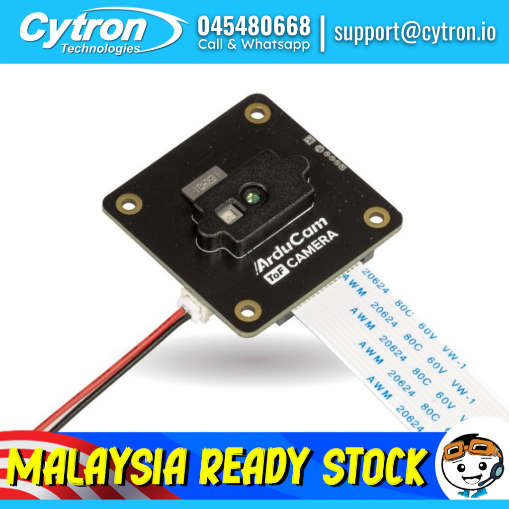 ArduCam Time of Flight (ToF) Camera Module for Raspberry Pi Single ...