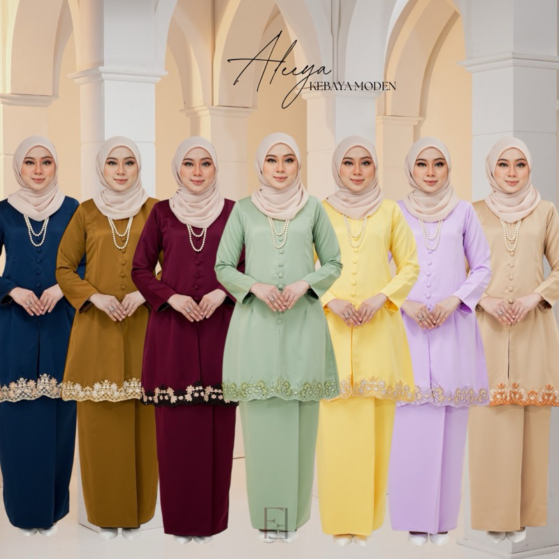 DESIGN TERBARU- ALEEYA KEBAYA MODEN [EDISI RAYA 2025] | Shopee Malaysia