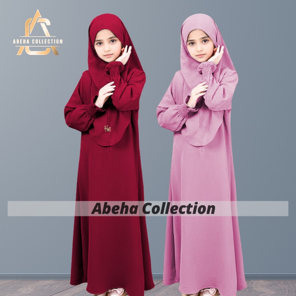 Best Selling, Abaya Set Budak Khimer Perchuma Cey Italian Cotton By ...