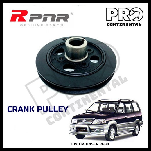 TOYOTA UNSER 7K KF80 1997-2007 ENGINE CRANK SHAFT MAIN PULLEY (STEEL ...