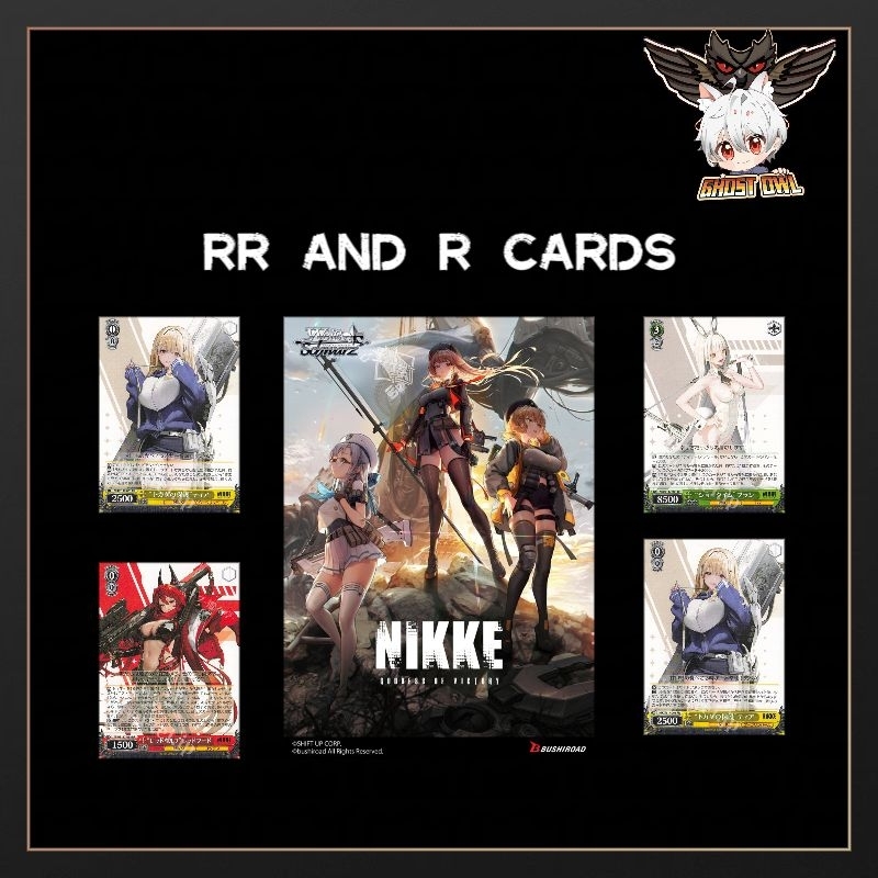 (Ready In Malaysia)Japan Ver NIKKE Weiss Schwarz R and RR Solo Cards | Shopee Malaysia