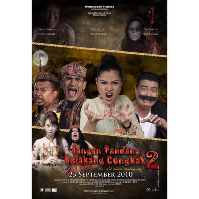 DVD Filem 2010, Jangan Pandang Belakang Congkak 2 (Metrowealth ...