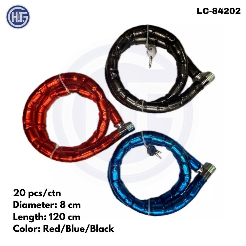Cable Lock Bicycle dan Motosikal Heavy Duty with Iron Head | Shopee ...