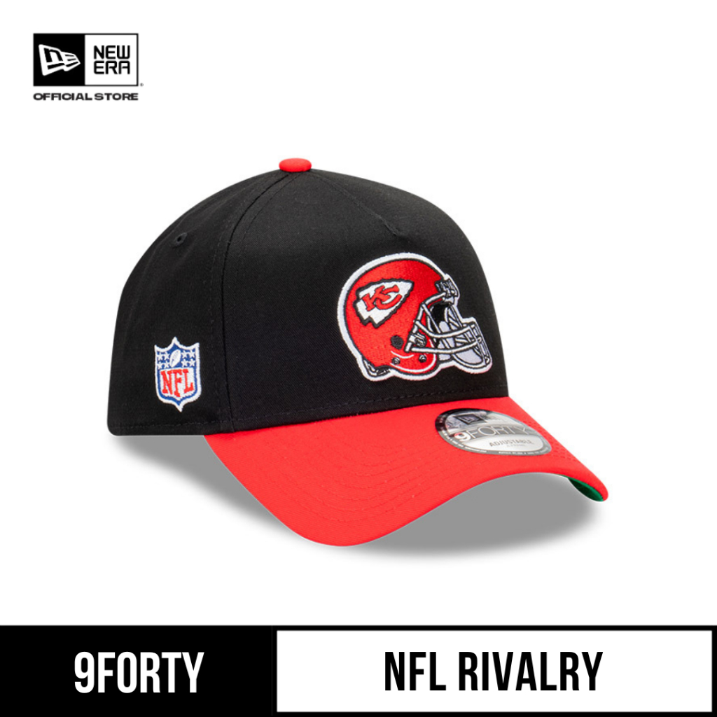 New Era 9FORTY A-Frame Kansas City Chiefs NFL Rivalry Black Scarlet Red ...