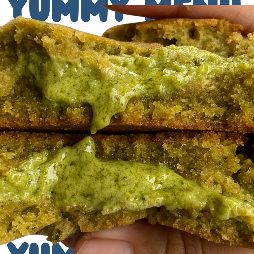 DOUBLE MATCHA NYC COOKIES (MATCHA COOKIE DOUGH WITH MATCHA GANACHE ...