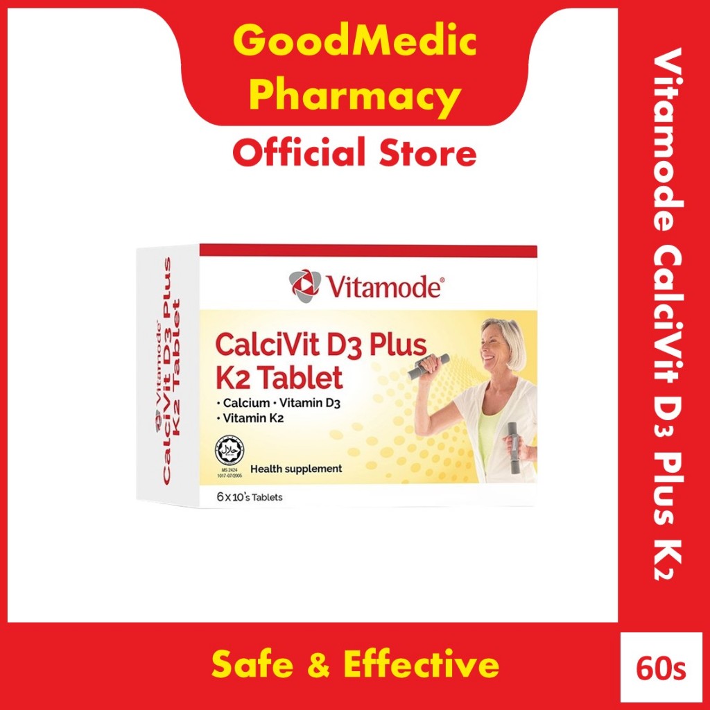 Vitamode Calcivit D3 Plus K2 Tablet (60s) | Shopee Malaysia