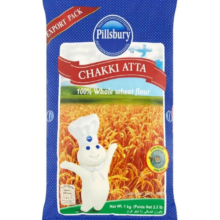 Pillsbury Chakki Fresh Atta, Whole Wheat Flour, Good Quality Atta, Soft ...