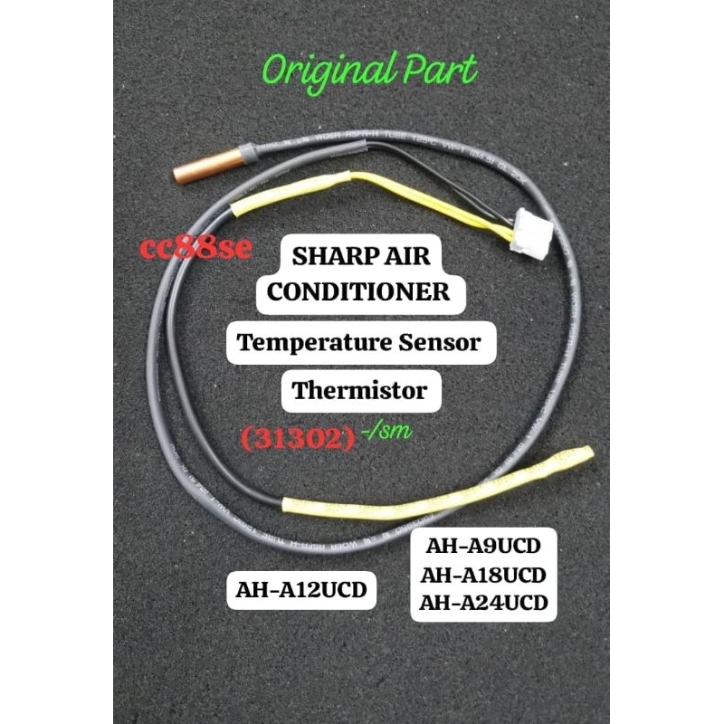 SHARP AIR CONDITIONER THERMISTOR SENSOR TEMPURATURE SENSOR AH-A9UCD AH ...
