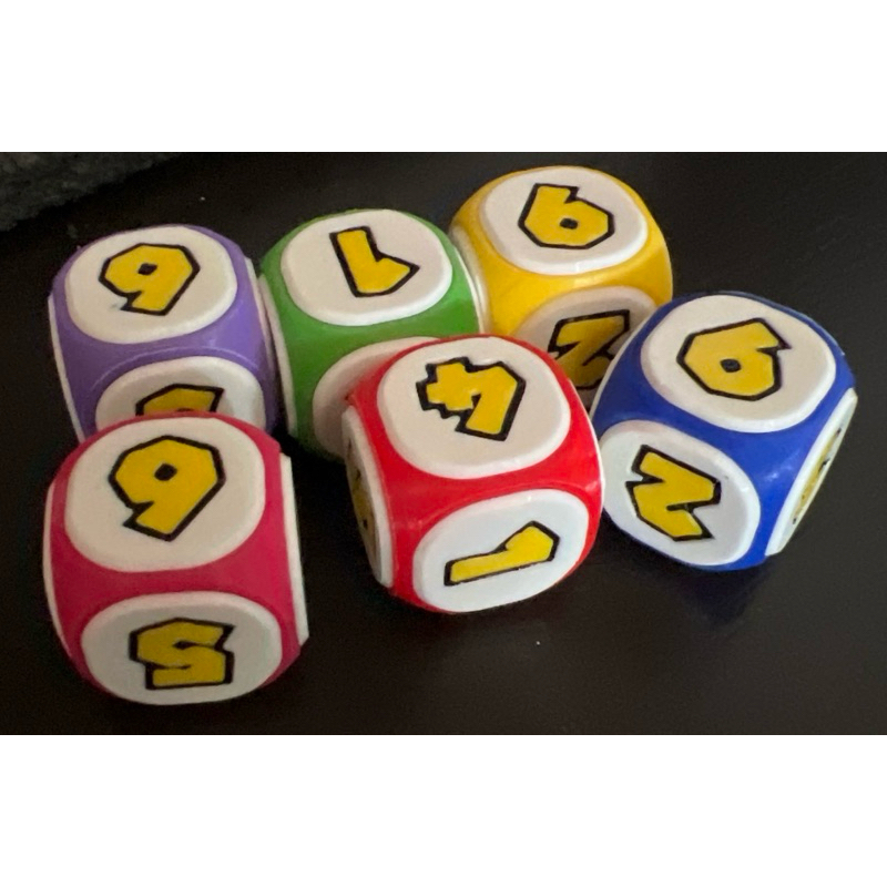 Nintendo Switch Mario Party Superstar Dice Game BIG Dadu Dice 25mm BIG ...