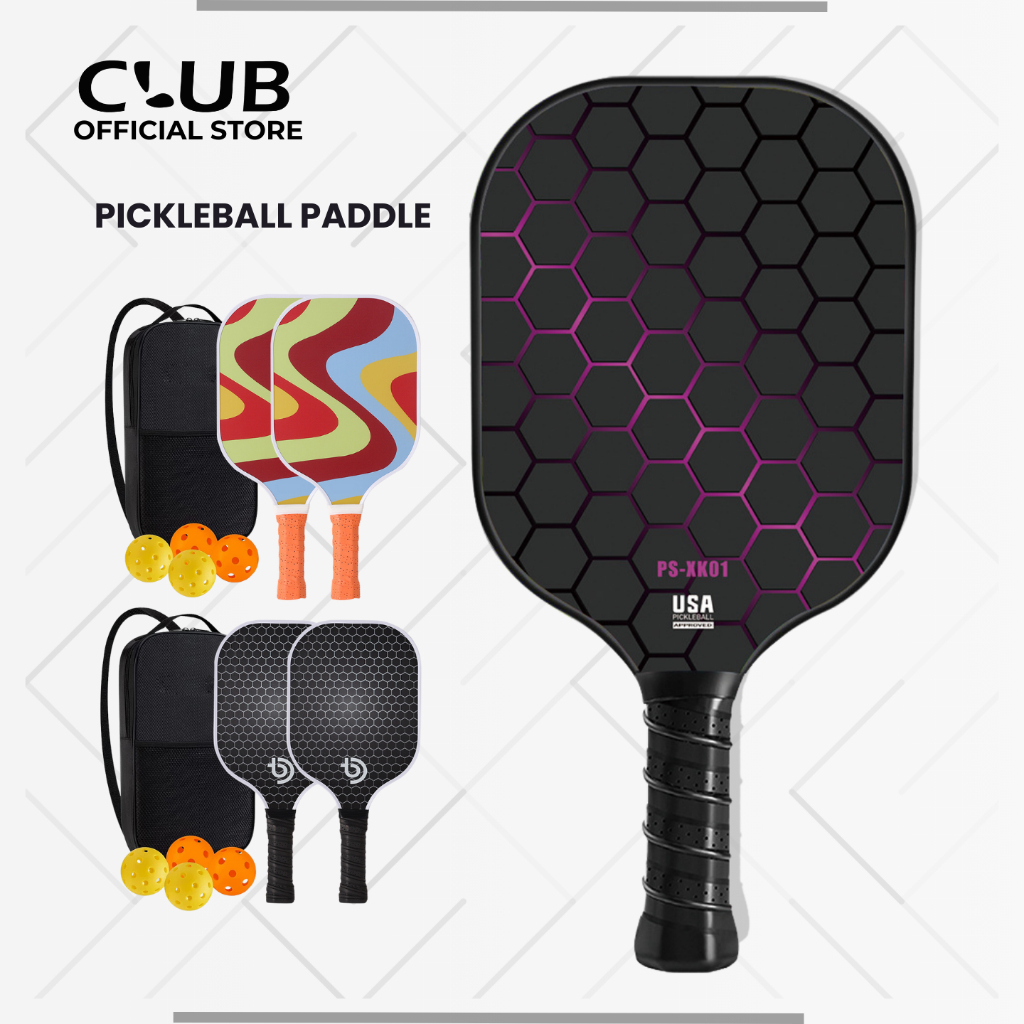 Pickleball Paddles Fiberglass Surface Pickleball Set Pickleball Racket ...