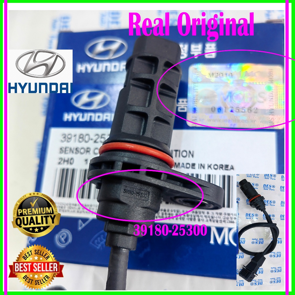 ORIGINAL CRANKSHAFT POSITION SENSOR > FORTE 2.0 / SONATA YF / TUCSON / SANTA FE / SONATA NF ...