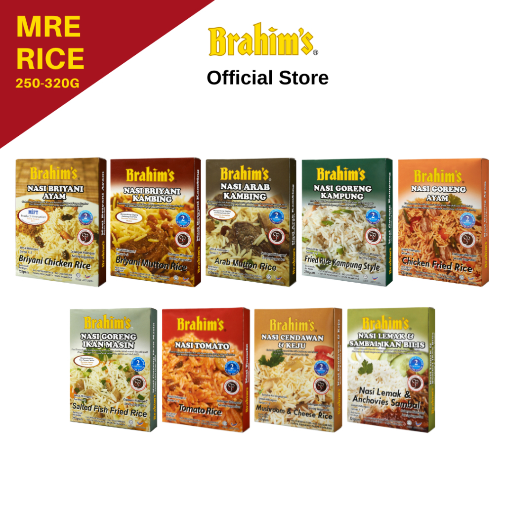 Brahim's Ready To Eat Rice 250g - Nasi Sedia di Makan. | Shopee Malaysia
