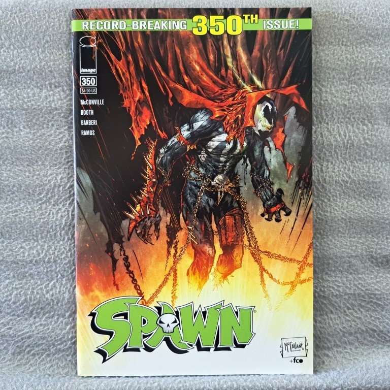 Spawn #350 Todd McFarlane Variant (Image Comics) Rory McConville, Carlo Barberi (Key Issue ...