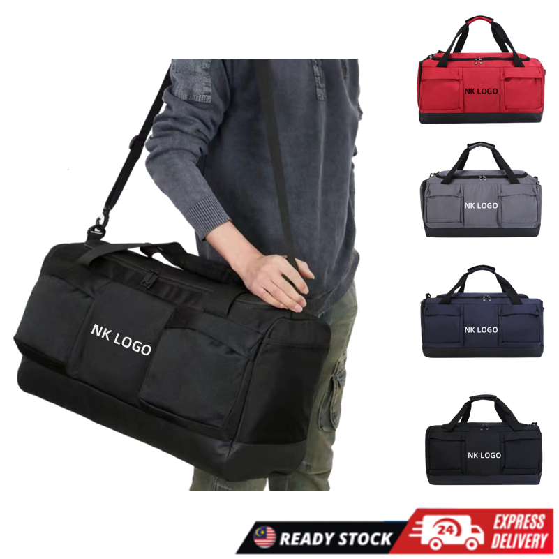 NK Beg perjalananWaterproof Duffle Weekender Bag Travel Gym Bag Unisex ...