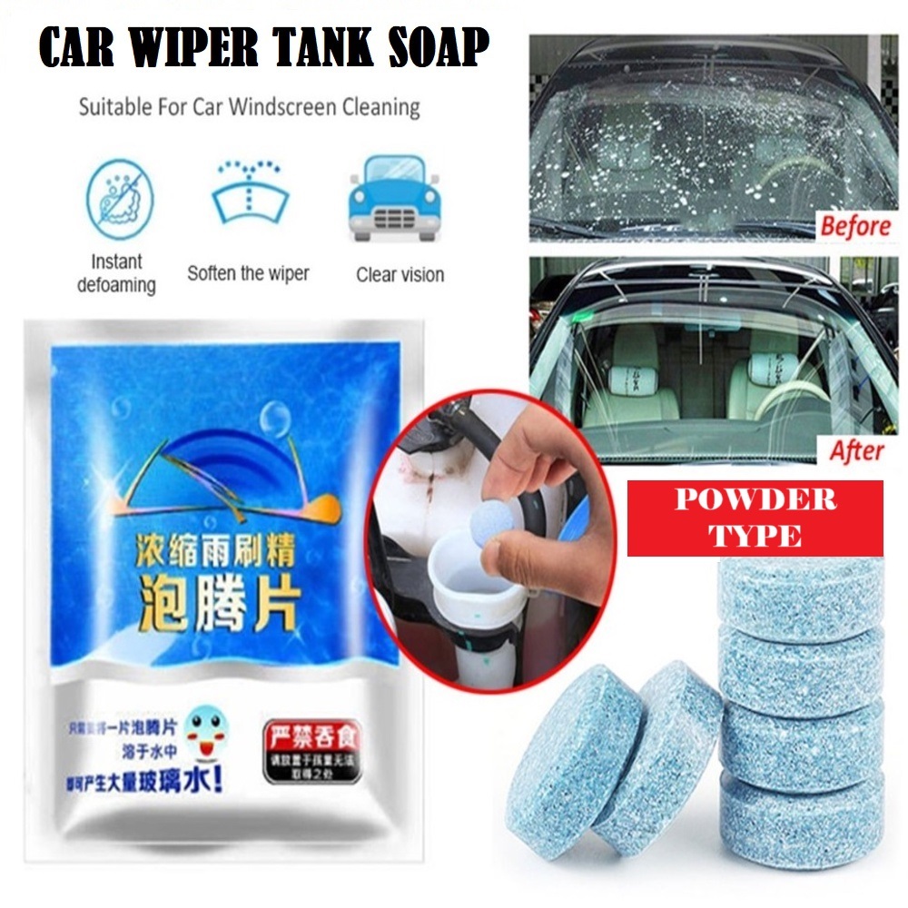 10Pc Car Wiper Windshield Fluid Tablet Cleaner Glass Window Windscreen ...