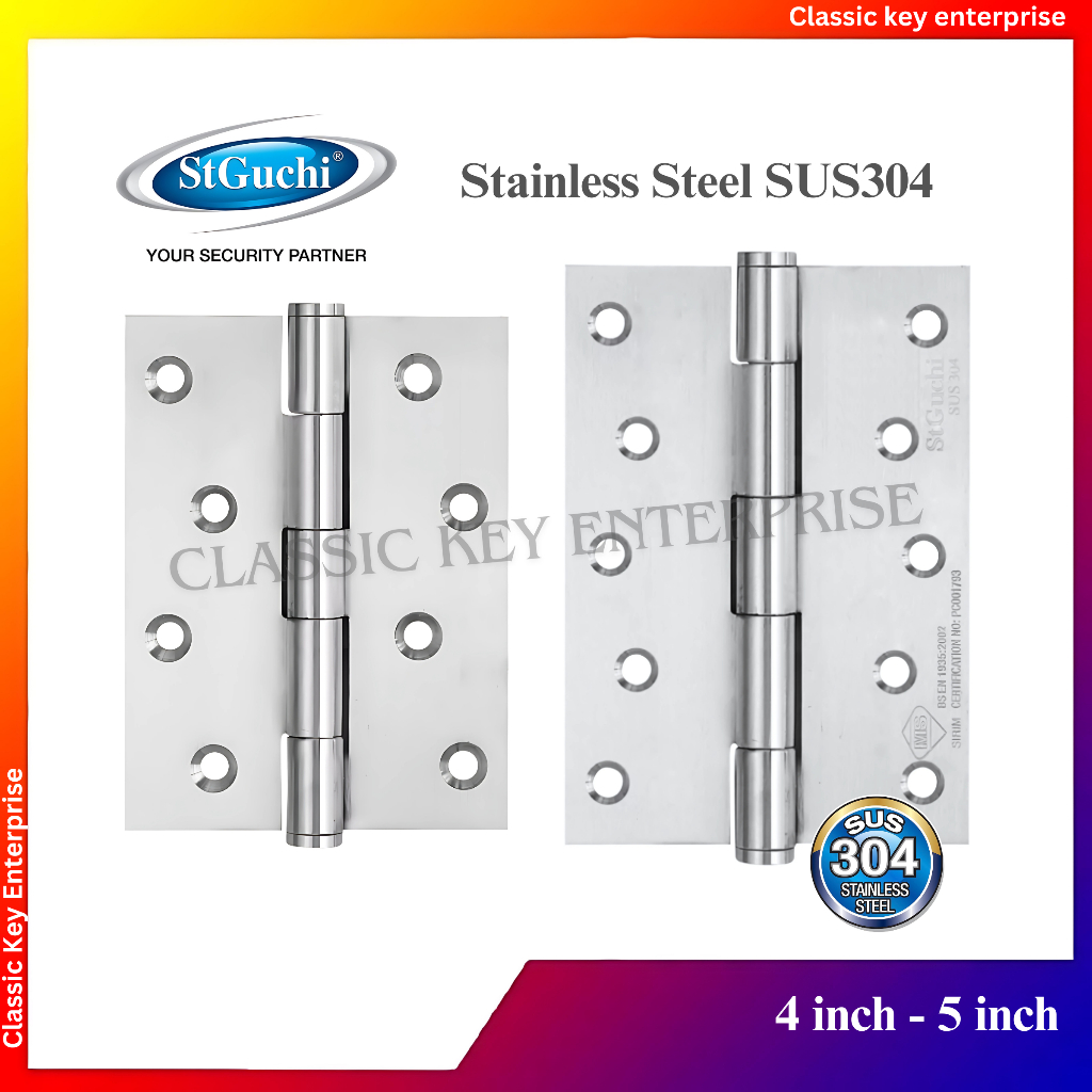 St Guchi Door Hinge 4 inch - 5inch SGDH-743020 / SGDH-743020 2B / SGDH ...