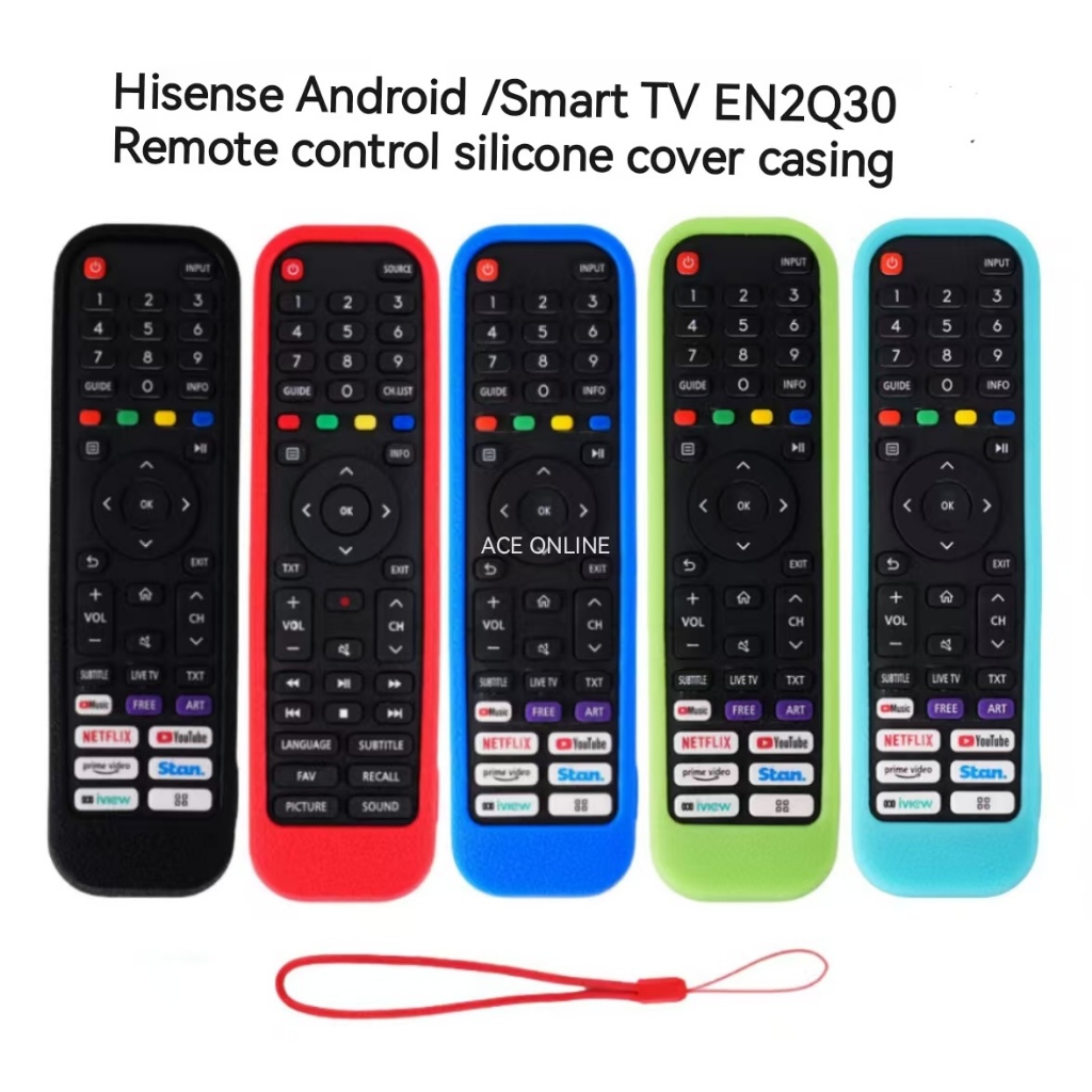 Hisense Android /Smart TV EN2Q30 Remote control silicone cover casing ...