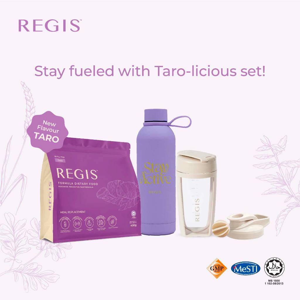HALAL REGIS Taro Bundle Meal Replacement (400g) High Protein | Healthy ...