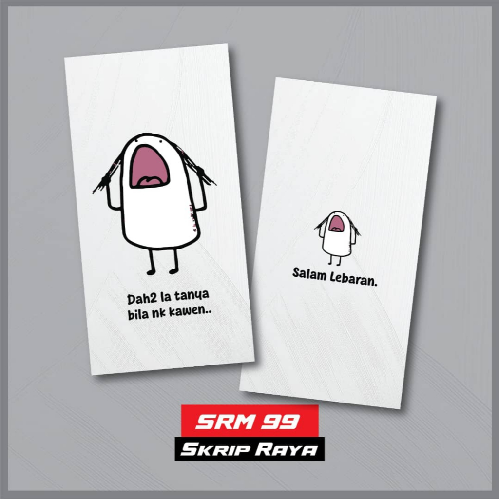 Sampul Raya Skrip Kartun| 1 Paket 10pcs | Sampul Raya Viral 2025 ...