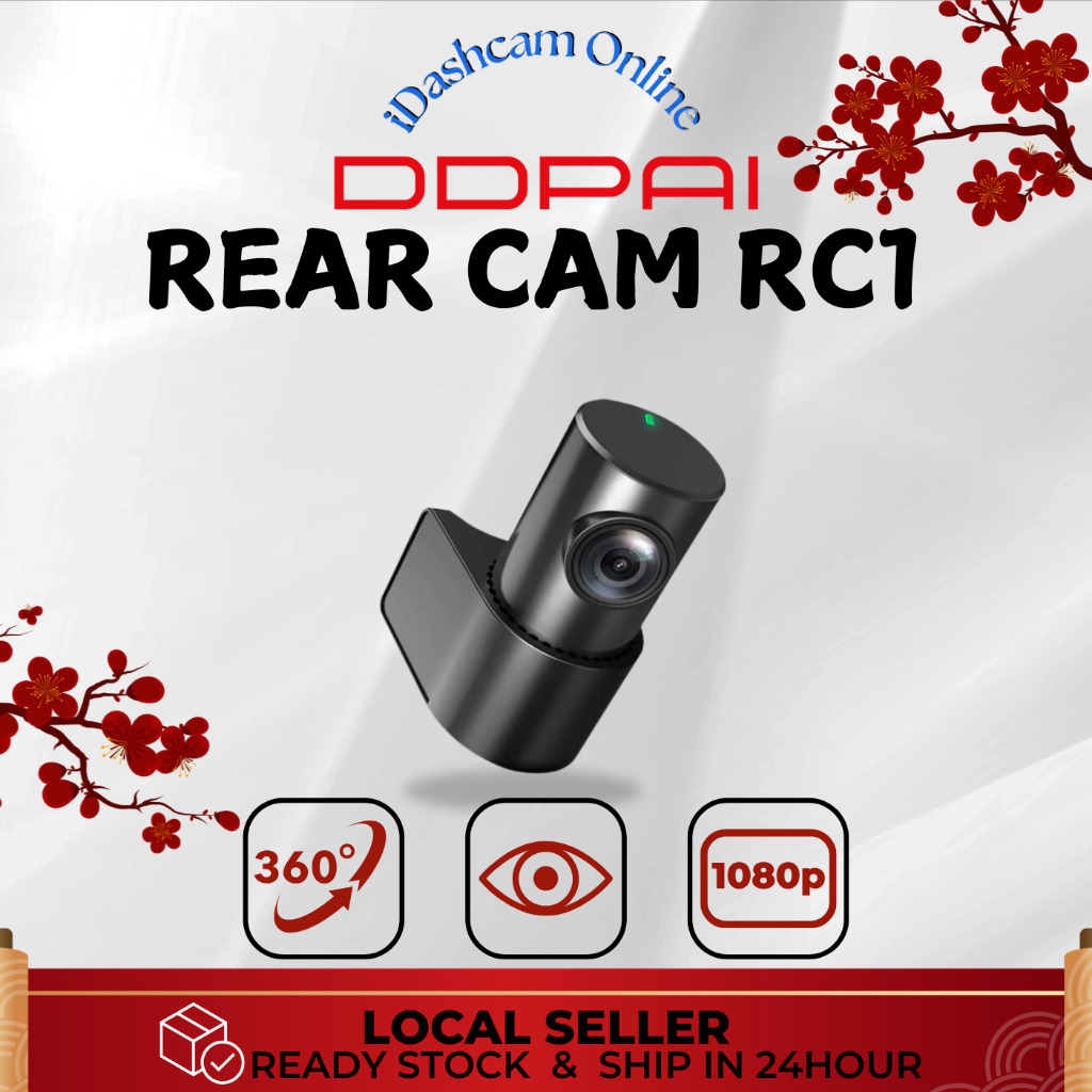 [READY STOCK] DDPAI RC1/RC3 Rear Camera FHD for Dual Channel Dash Cam ...