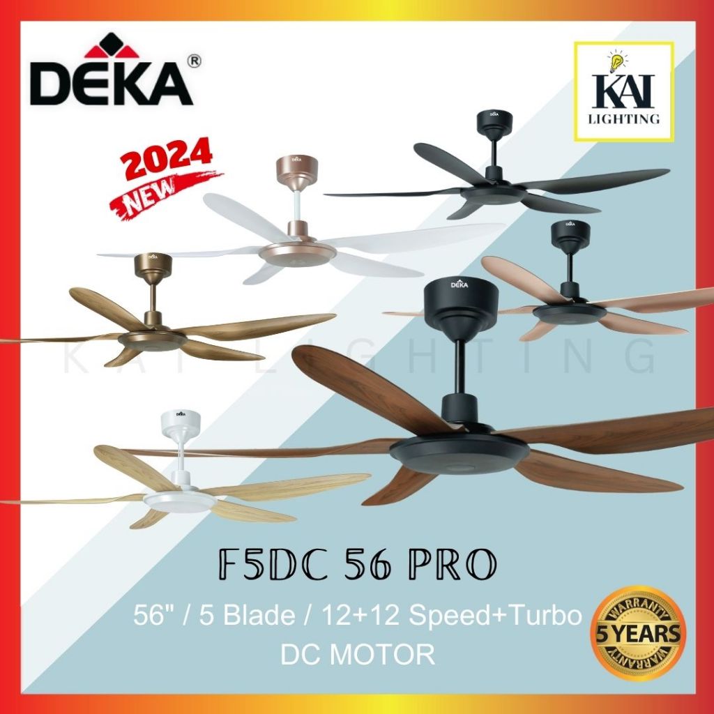 (Sirim) DEKA F5DC PRO Ceiling Fan Remote Control 10+10 Speed Kipas ...
