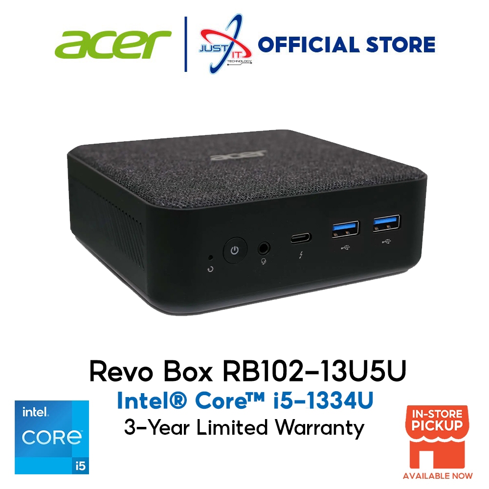 ACER REVO BOX RB102-13U5U MINI DESKTOP PC ( I5-1334U / 16GB DDR4 ...