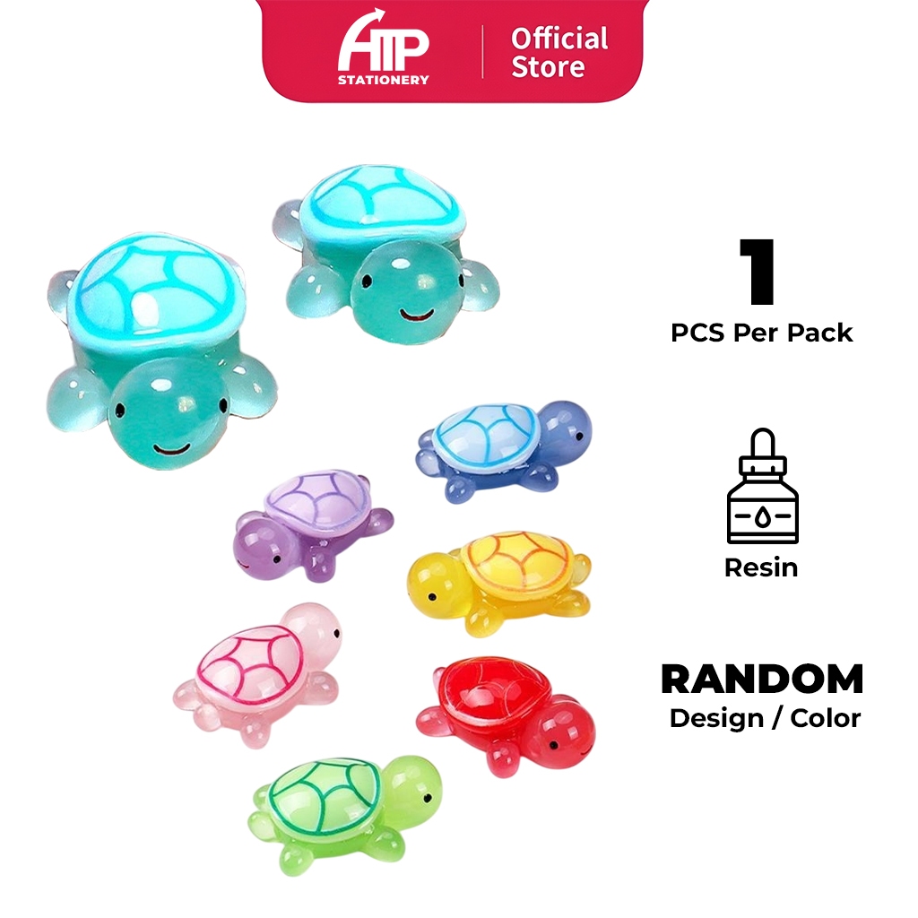 Luminous Small Blind Bag Mini Turtle Toys DIY Resin Mini Blind Bag ...
