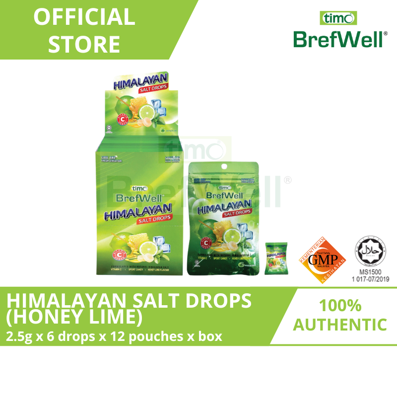 Timo BrefWell Himalayan Salt Drops (honey lime) | sport | minerals ...