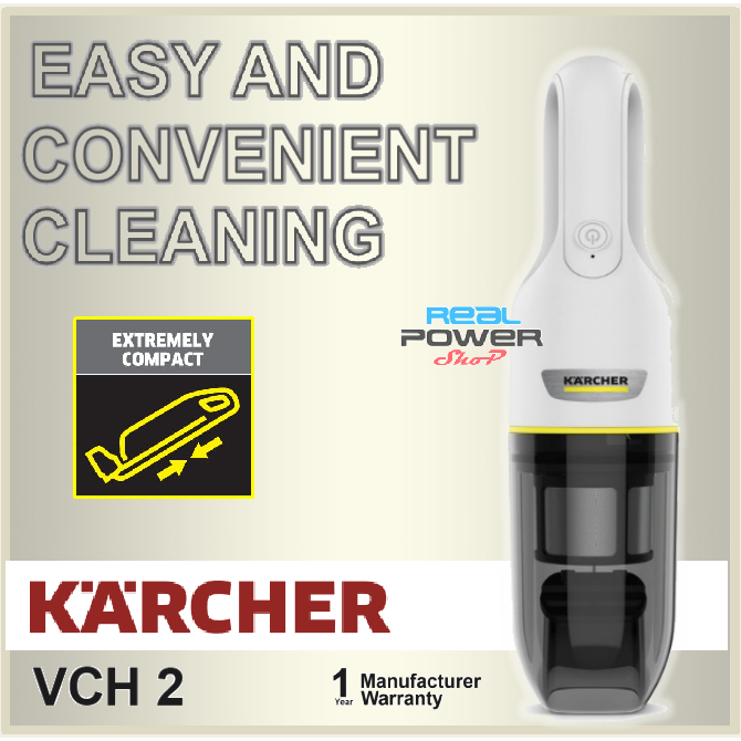 Karcher Hand-Held Vacuum Cleaner VCH 2 [ Ready Stock / Full Set New ] VCH2 | Shopee Malaysia
