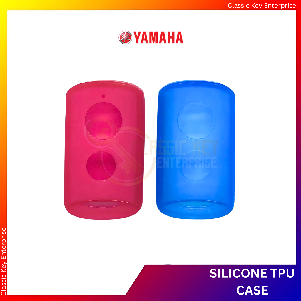 Yamaha Key Cover TPU Silicone SPORT RED/SKY BLUE NVX | Shopee Malaysia