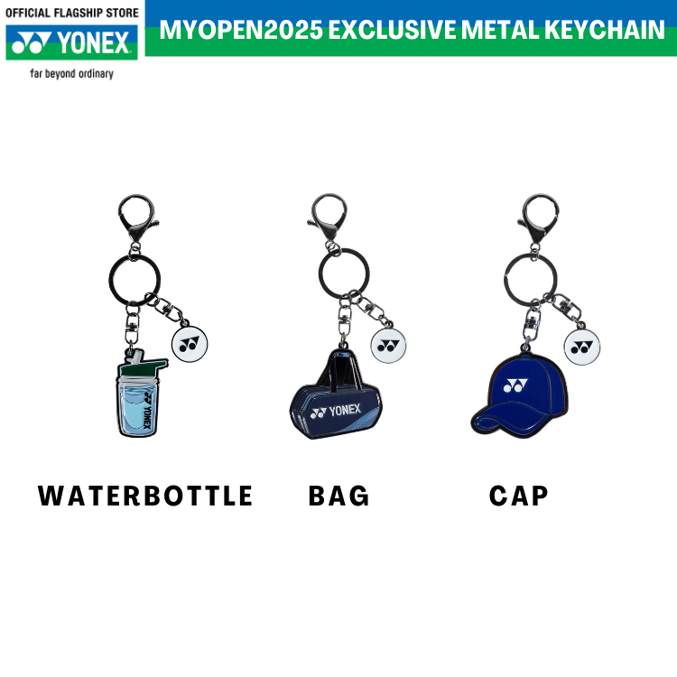Yonex Malaysia Open 2025 Exclusive Metal Keychain|Gantungan Kunci ...