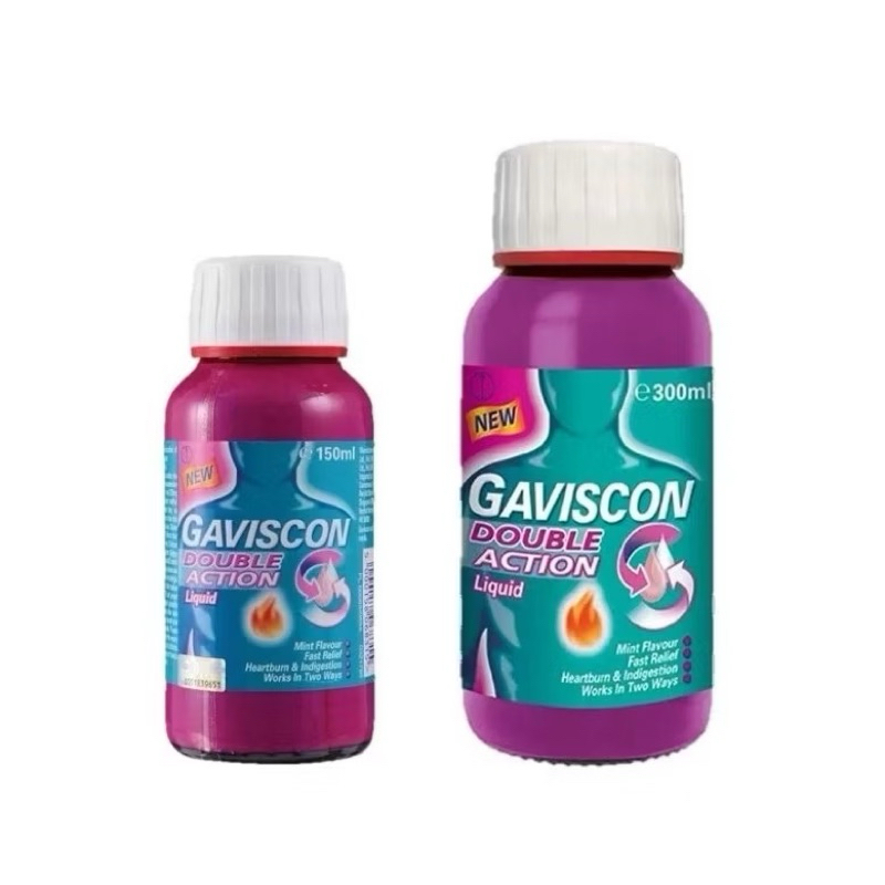 Gaviscon Double action Liquid to relieve Indigestion and stomach ...