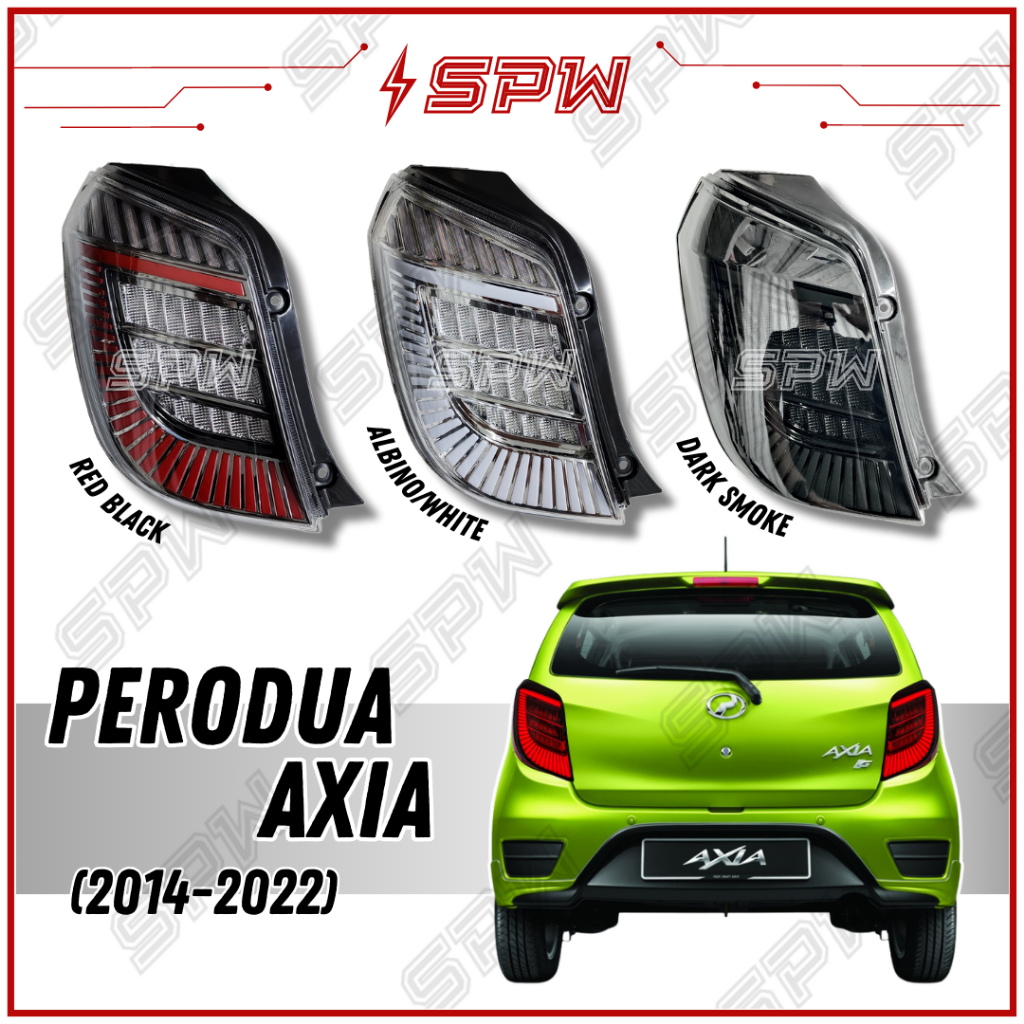 Perodua Axia 2014-2022/Axia Rahmah 2023 Tail Lamp Tail Light DRL LED ...
