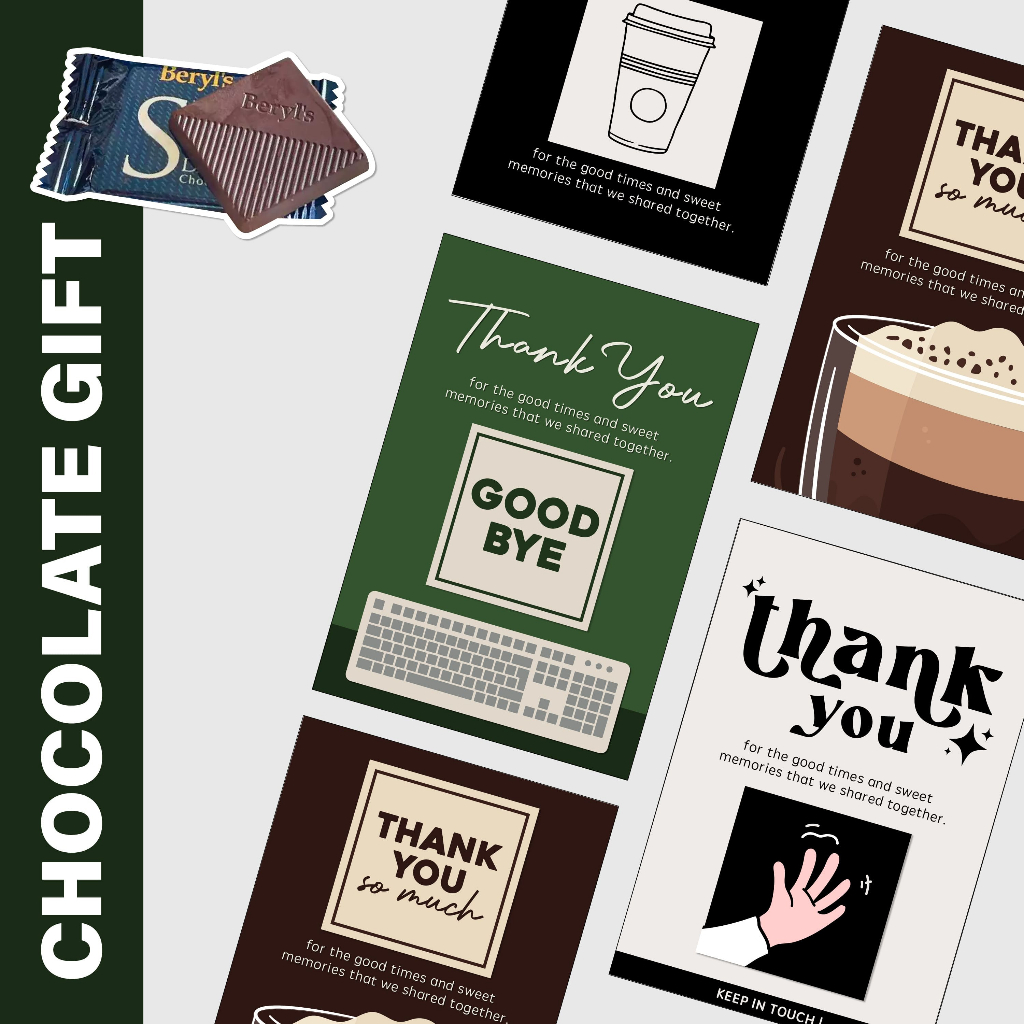 OHJOLLY 1Pcs Farewell Chocolate Gift Set Gift Farewell Gift For ...