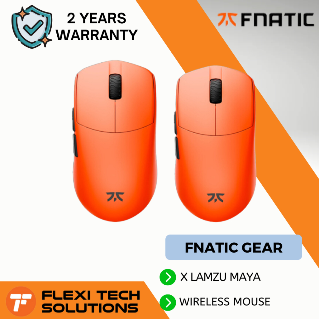 Flexi Tech Fnatic Gear x Lamzu Maya / Maya X Wireless Mouse - Fnatic ...