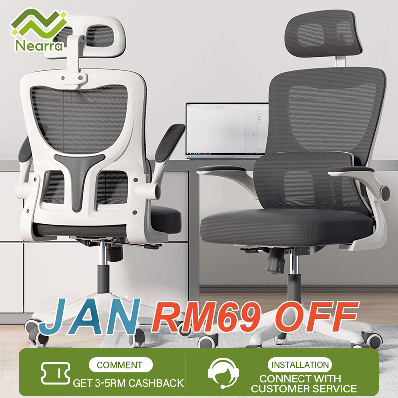 NEARRA 🔥 418 Office Chair Gaming Chair Ergonomic Chair Computer Chair ...