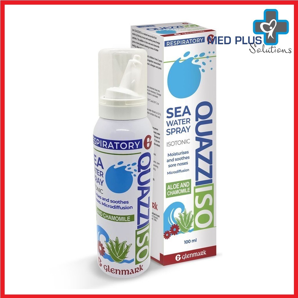 Quazzi ISO Sea Water Nasal Spray Isotonic 100ml (Exp: 10/2026) | Shopee ...