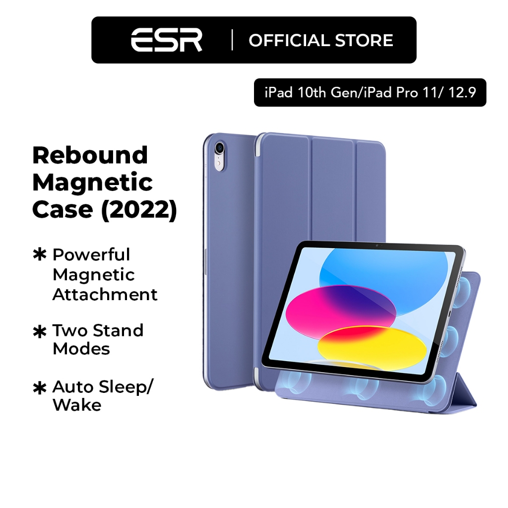 ESR Rebound Magnetic Case for iPad 10th Gen/iPad Pro 11/ 12.9 | Shopee ...