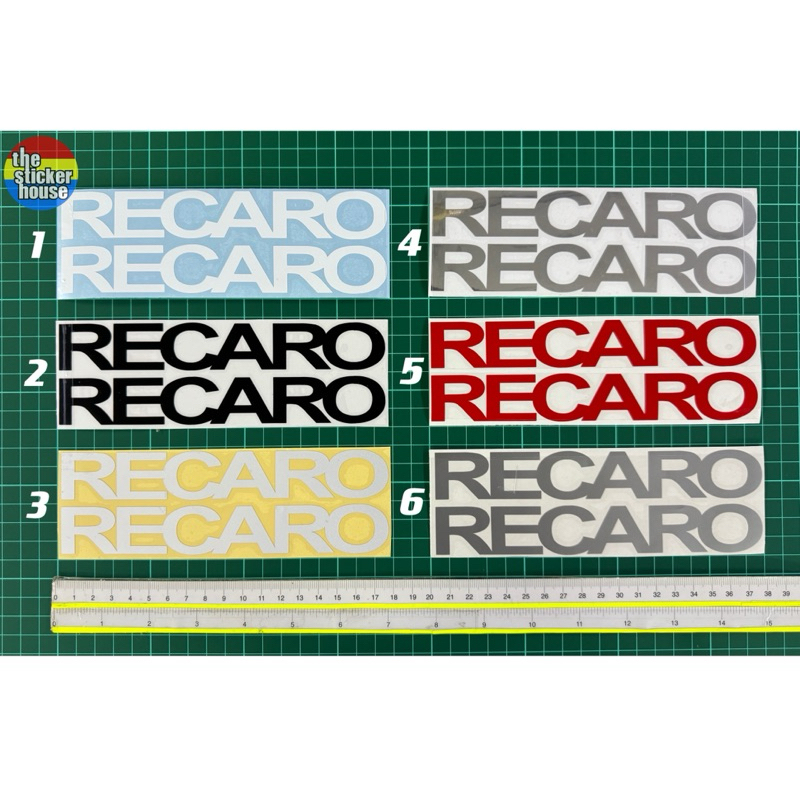 REACRO STICKER CUTTING (2PCS=1SET) STIKER POTONG SINGLE COLOR KERETA ...