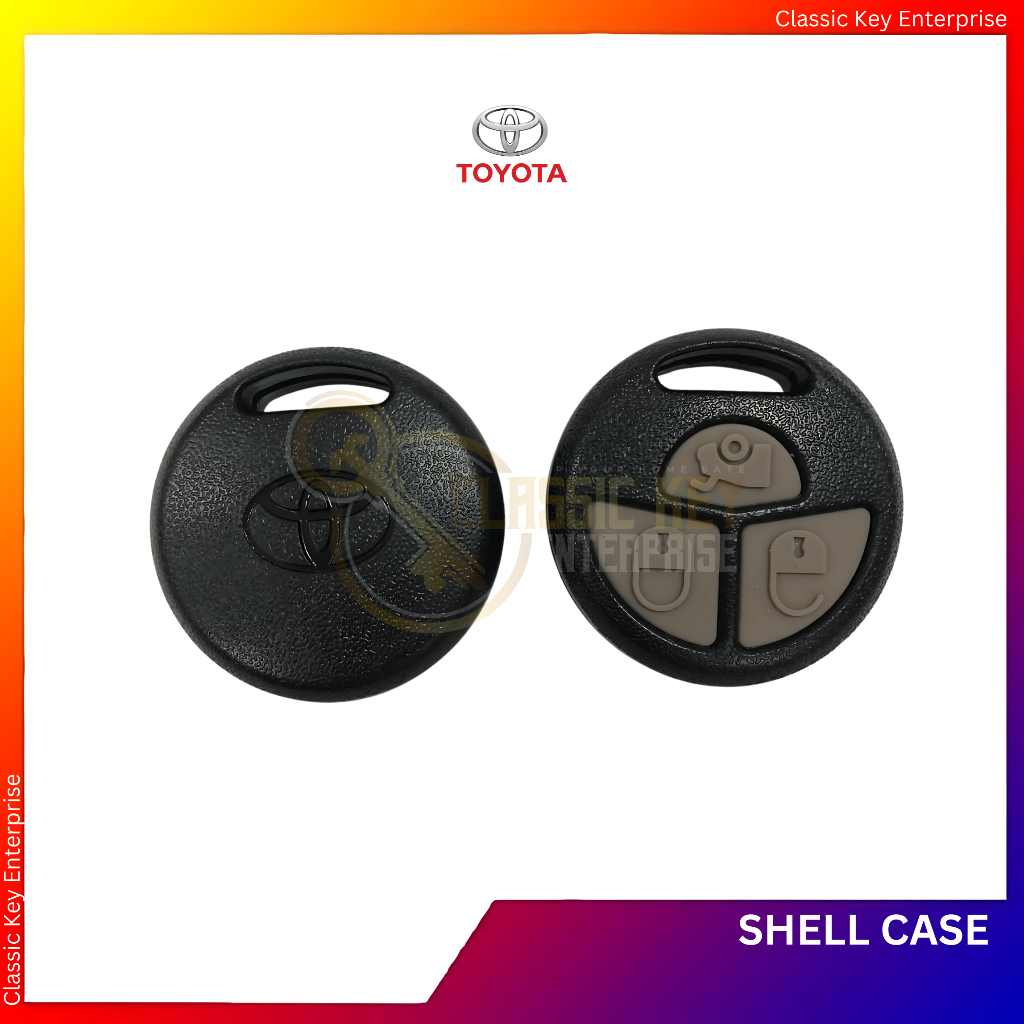 Toyota Remote Cover Casing Shell/Siliocone Replacement Vios | Shopee ...