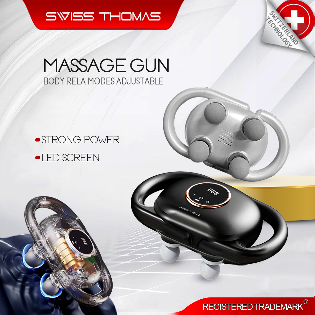 Swiss Thomas Relaxation Massage Gun Professional Grade Wireless Waist ...
