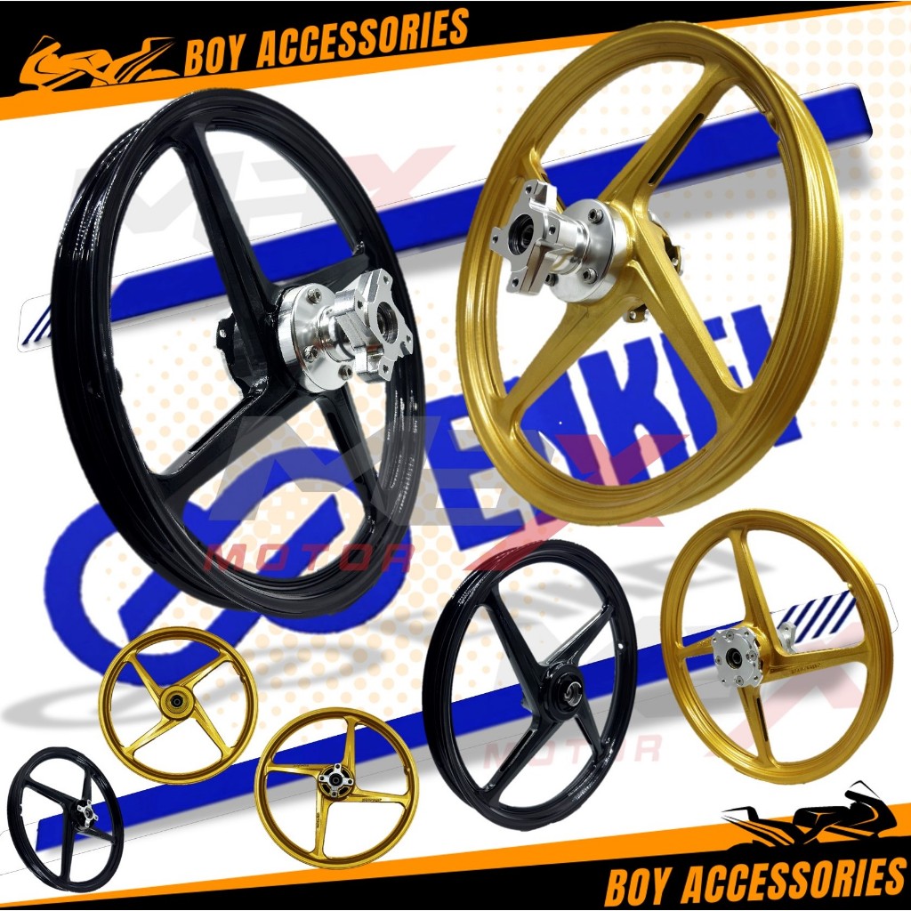 ENKEI 3 BATANG/4 BATANG/SP522 CUSTOM SPORT RIM SIAP BEARING BUSH Y15 Y15ZR Y16 Y16ZR LC5SPEED ...