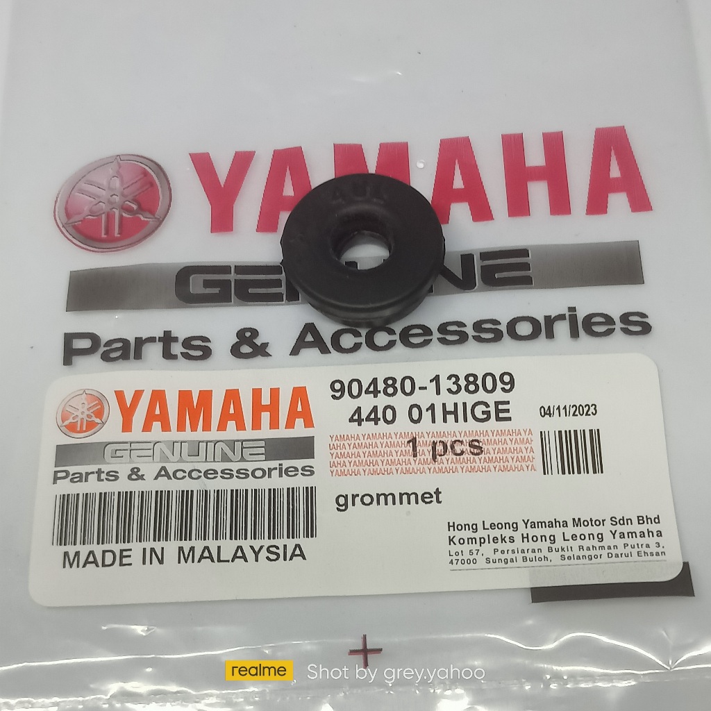 Yamaha Y125 Grommet Getah Cantum Inner Bawah Seat Original (90480-13809 ...