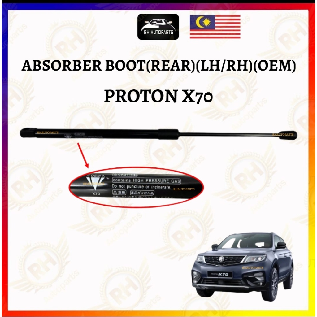 Proton X70 OEM Rear Bonnet Damper Rear Boot Absorber Boot Shock Strut ...