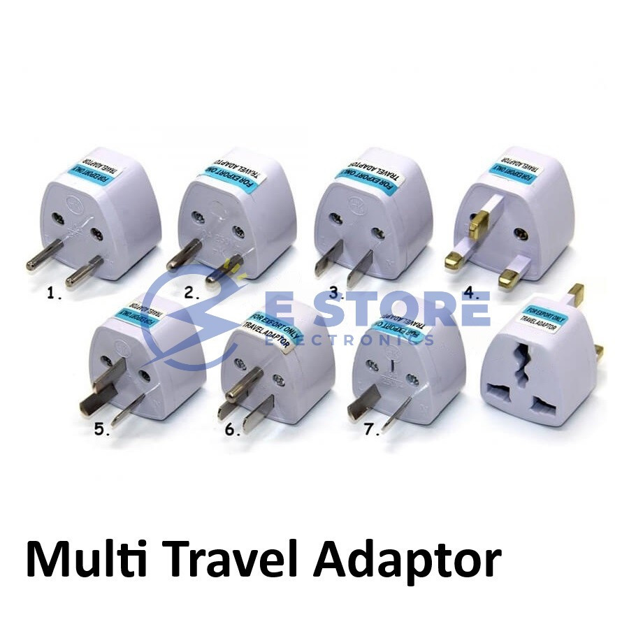 International/Universal UK US EU AU 2 Pin 3 Pin Travel Plug/Socket ...