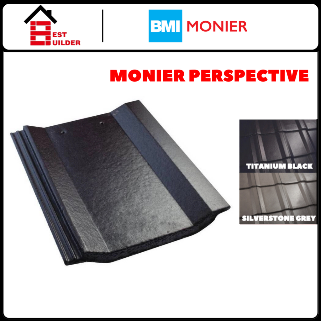 MONIER Perspective Roof Tile Mineral Sleek Lines Geometric Design ...