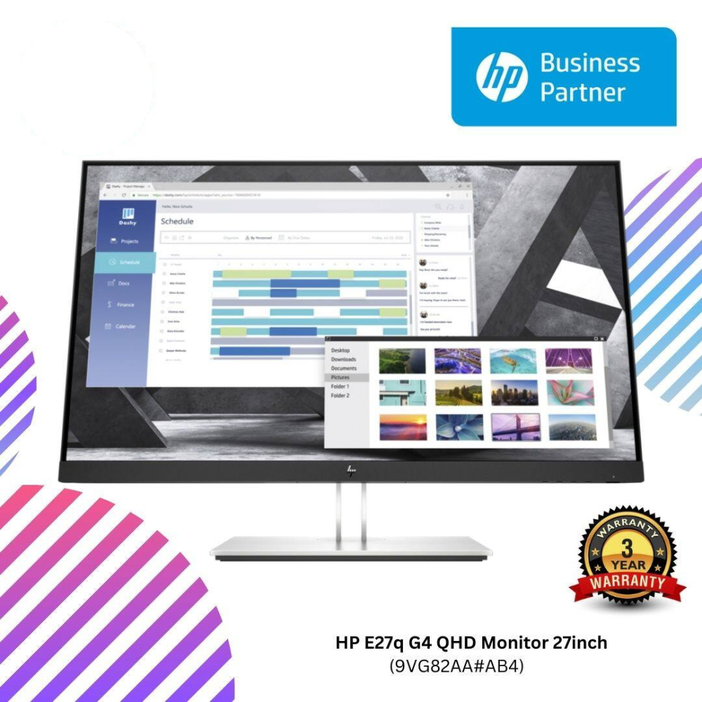 HP E27q G4 QHD Monitor 27inch (9VG82AA#AB4) | Shopee Malaysia