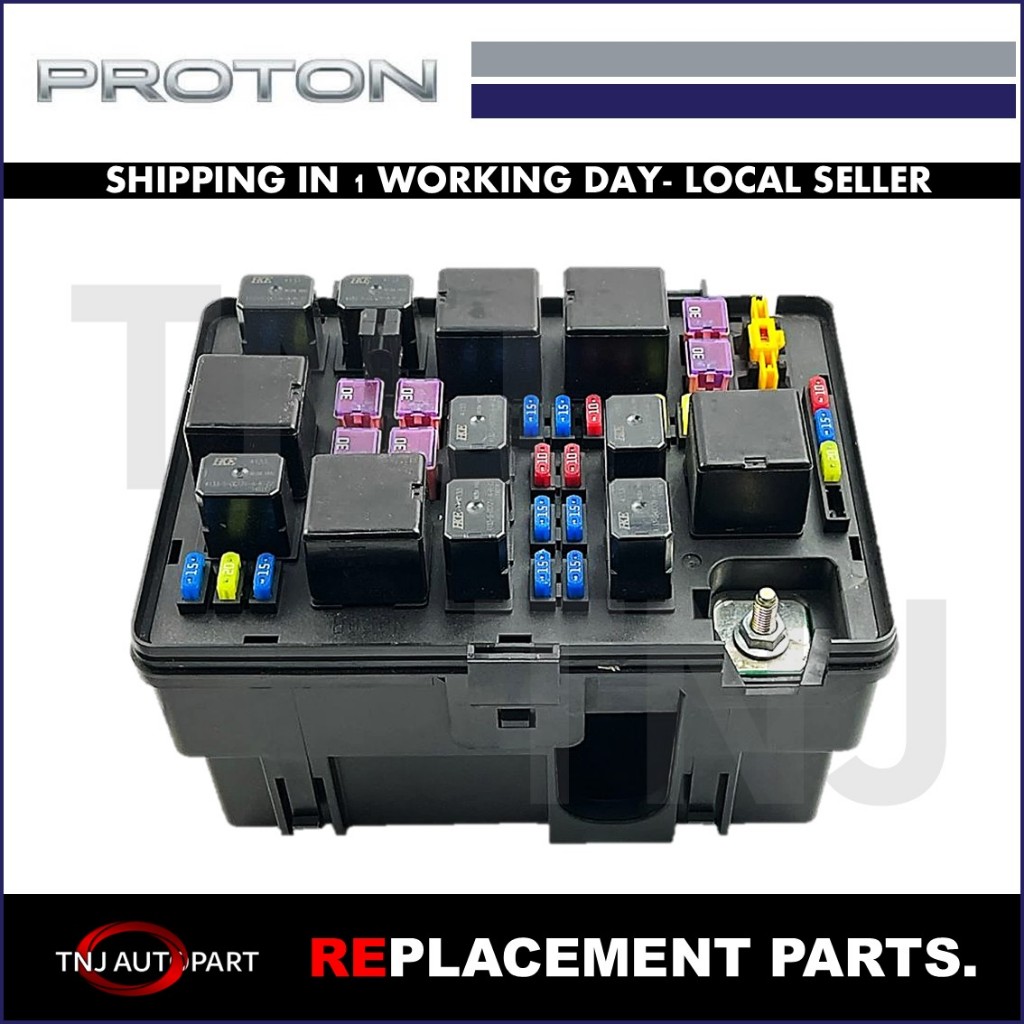 ENGINE FUSE BOX ( WITH COVER ) / PROTON GEN2 / PERSONA / SATRIA NEO ...